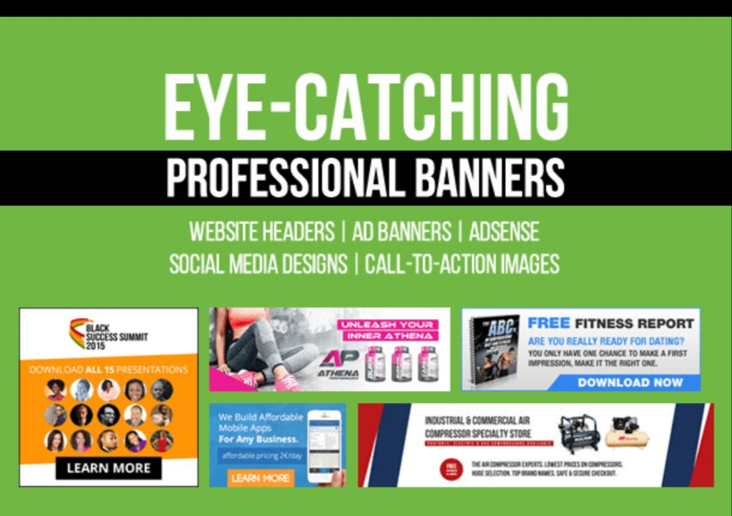 Create eye catching banner ads - AnyTask.com