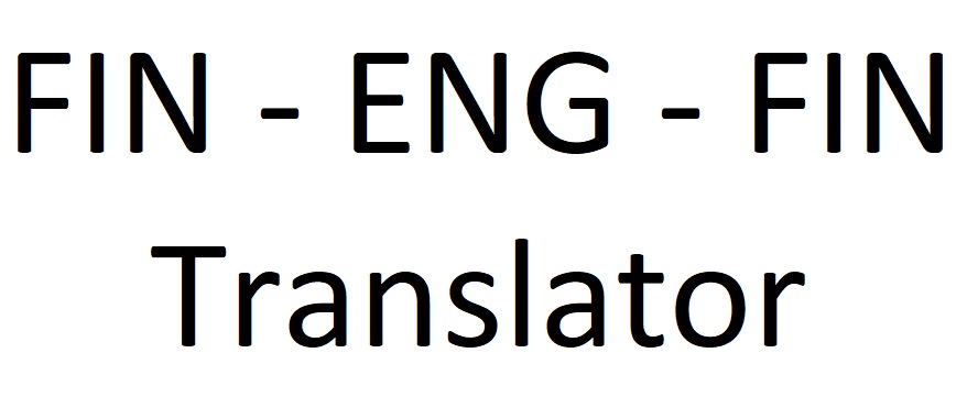 Fin-Eng-Fin Translator - AnyTask.com