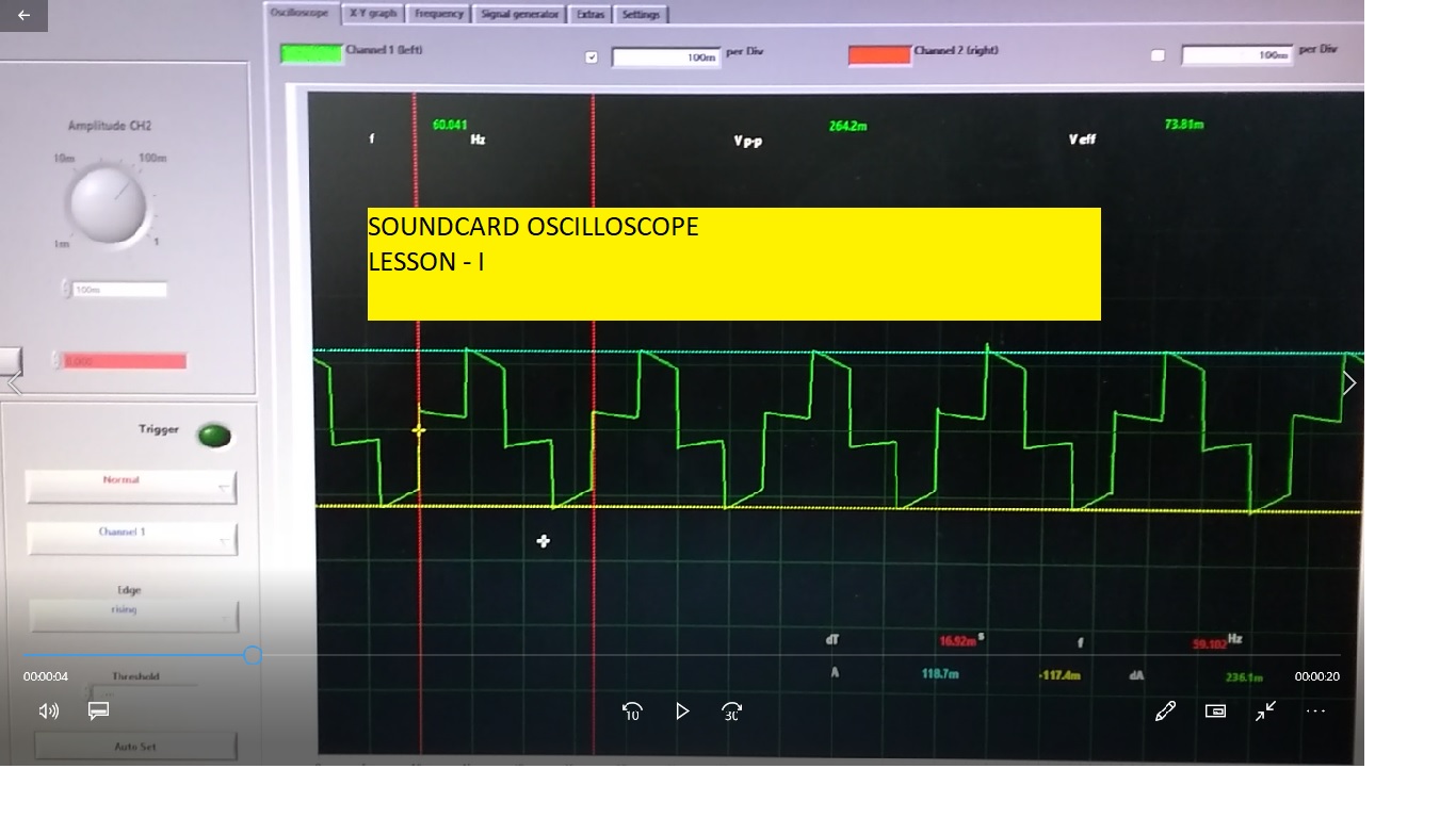 Soundcard Oscilloscope - Tutorial Lesson I - Basic - AnyTask.com