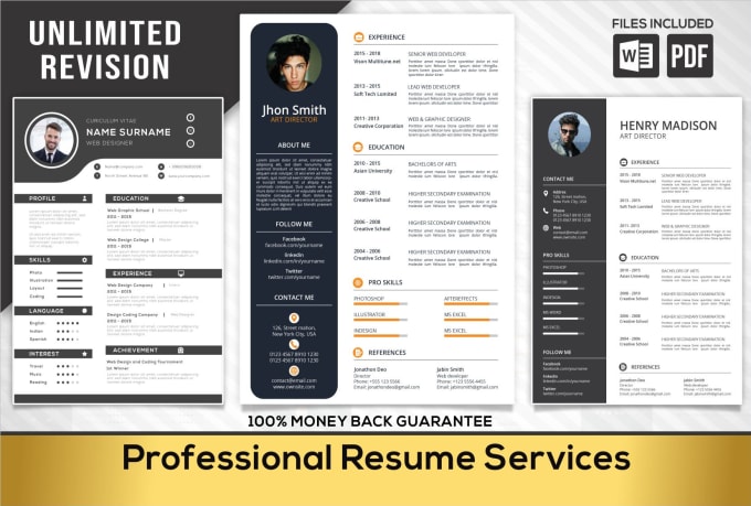 I will write and upgrade your resume, cv cover letter, linkedin - AnyTask.com