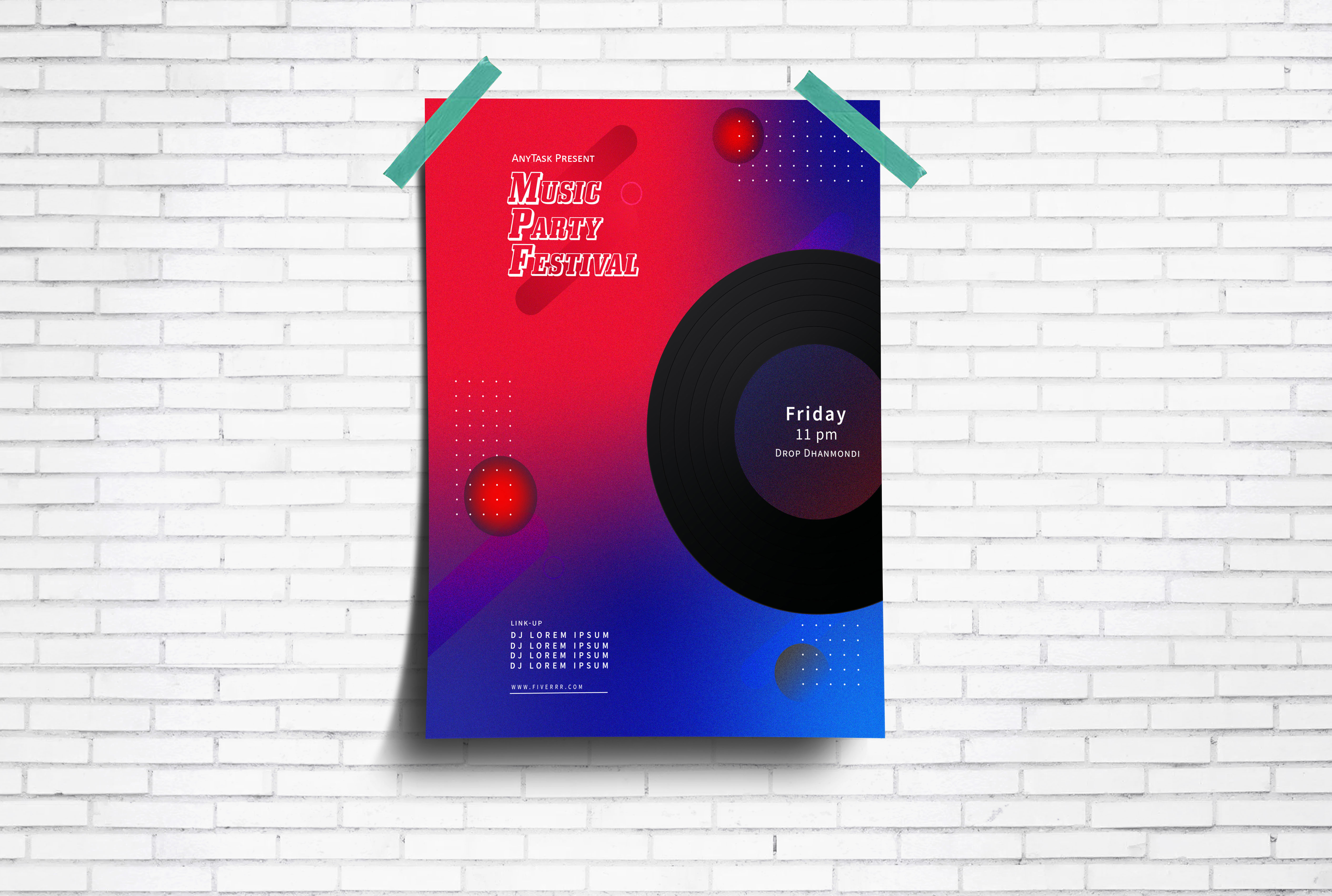 I will do creative poster and signage design - AnyTask.com