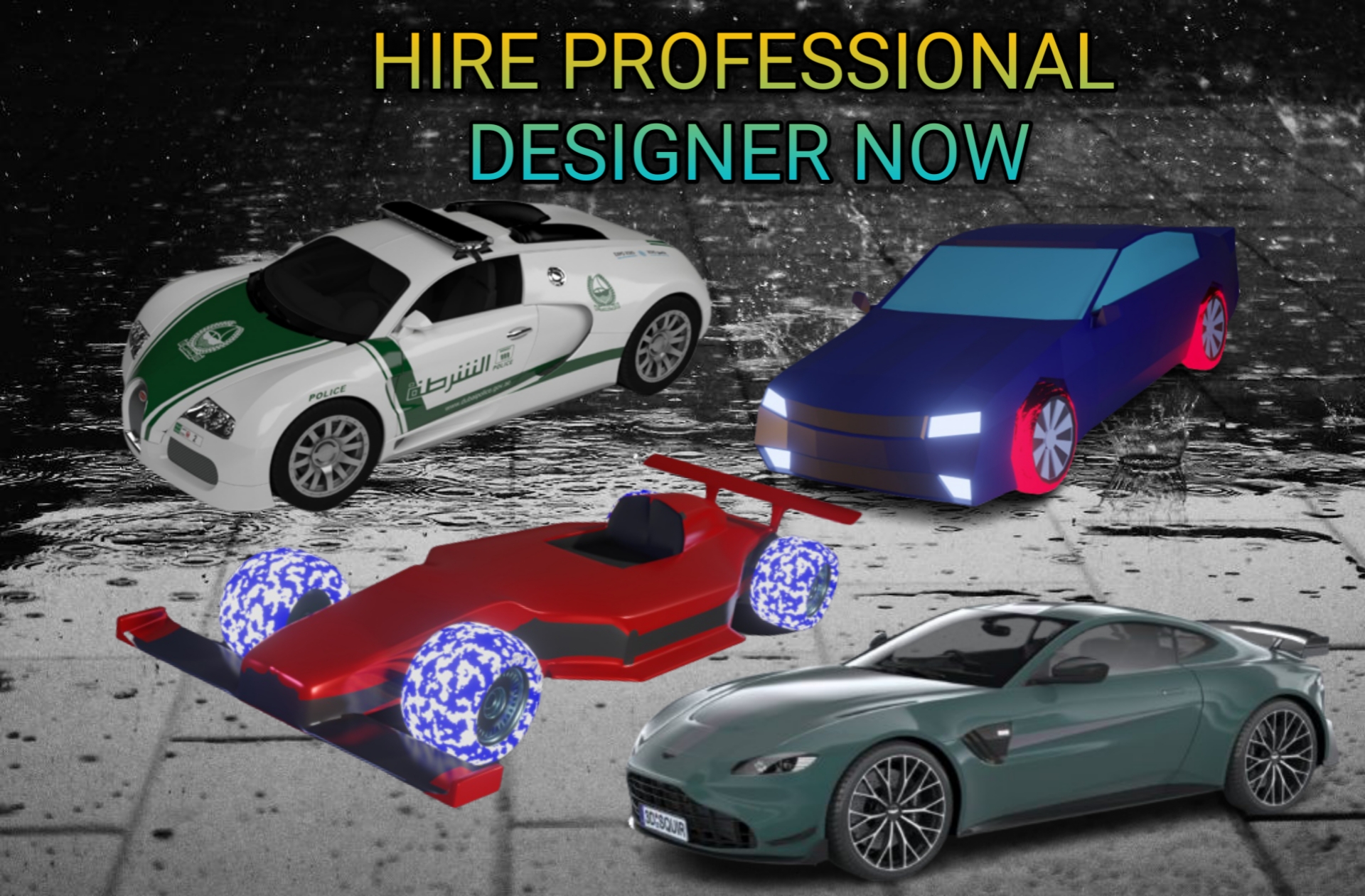 I will create unique NFT 10k collection car race 2d & 3d - AnyTask.com