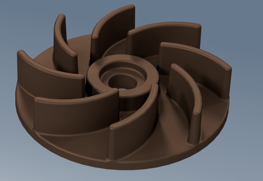 3D CAD, design and model of Basic Cast Component - AnyTask.com