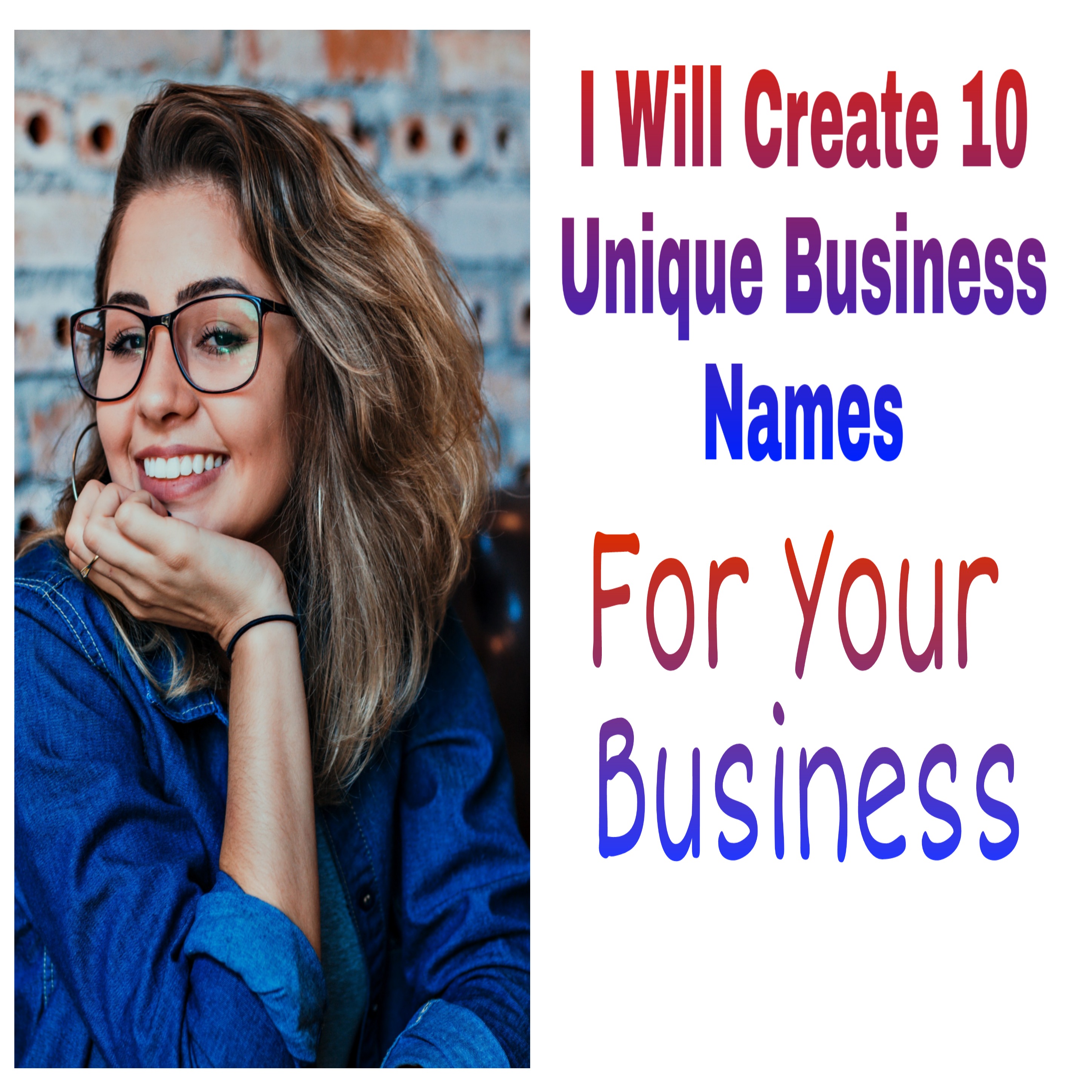 I will think of 10 original name ideas for your business, brand or ...