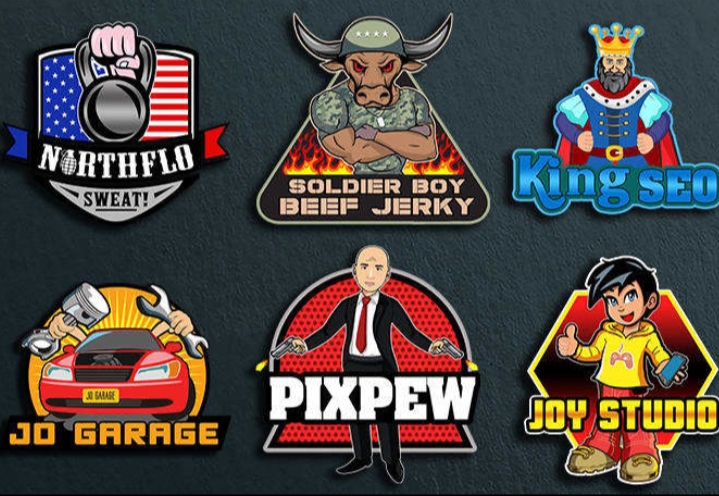 I will design versatile, cartoon and mascot logo for you - AnyTask.com