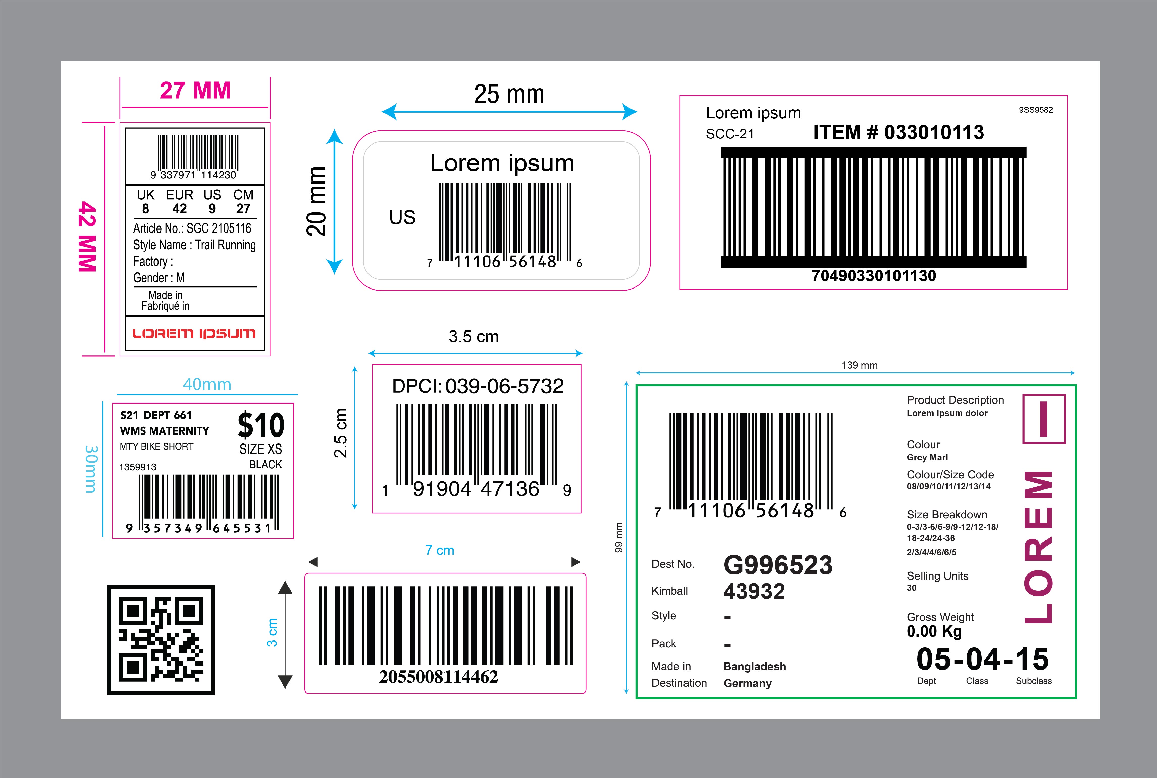 I will create poly & carton sticker for your product - AnyTask.com