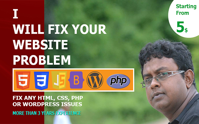 Fix Any Html Css Javascript Php Errors Website Bugs Or Issues Fast