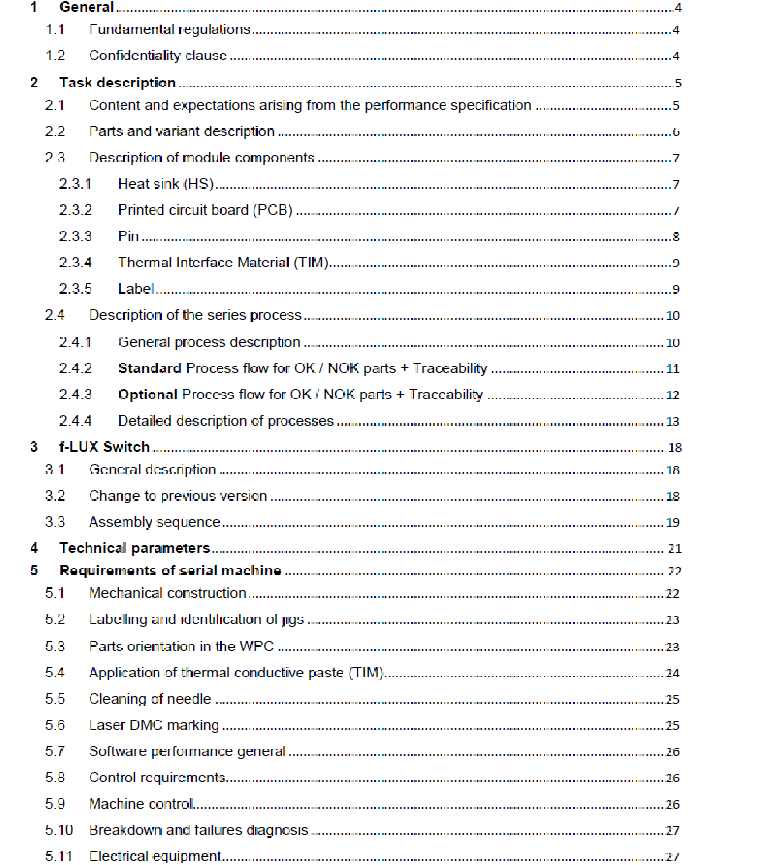 Specification For Assembly Lines (Manual/Automatic) For Your Product ...