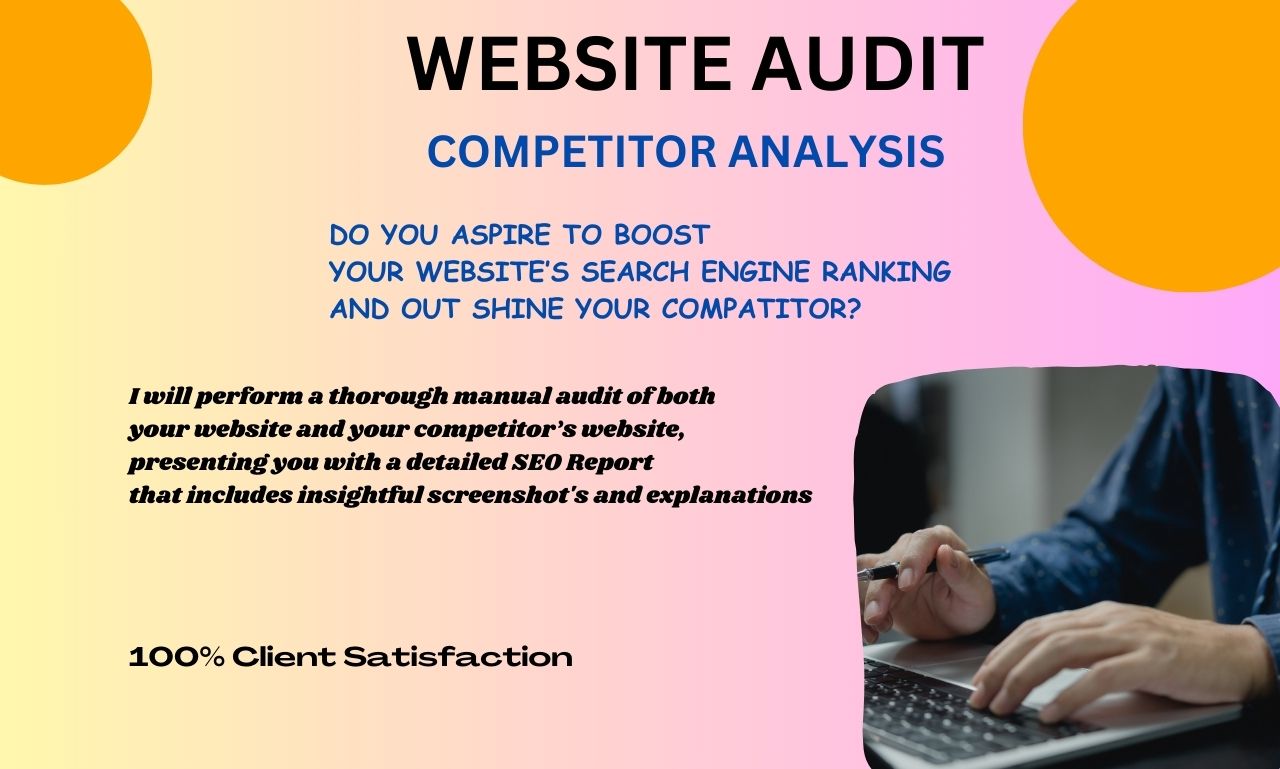 You will Get a Special SEO Website Audit with Competitor Analysis for ...