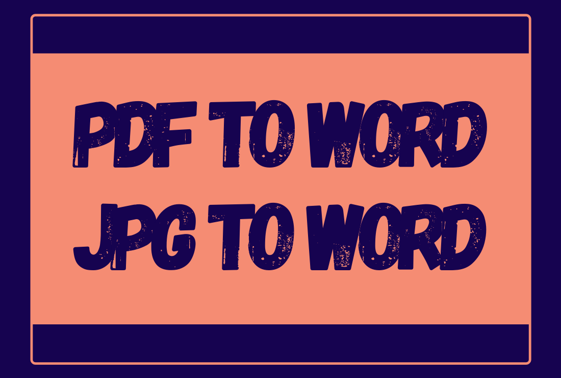 I Will Edit And Convert Pdf To Word Or Jpg Scanned Pdf To Word