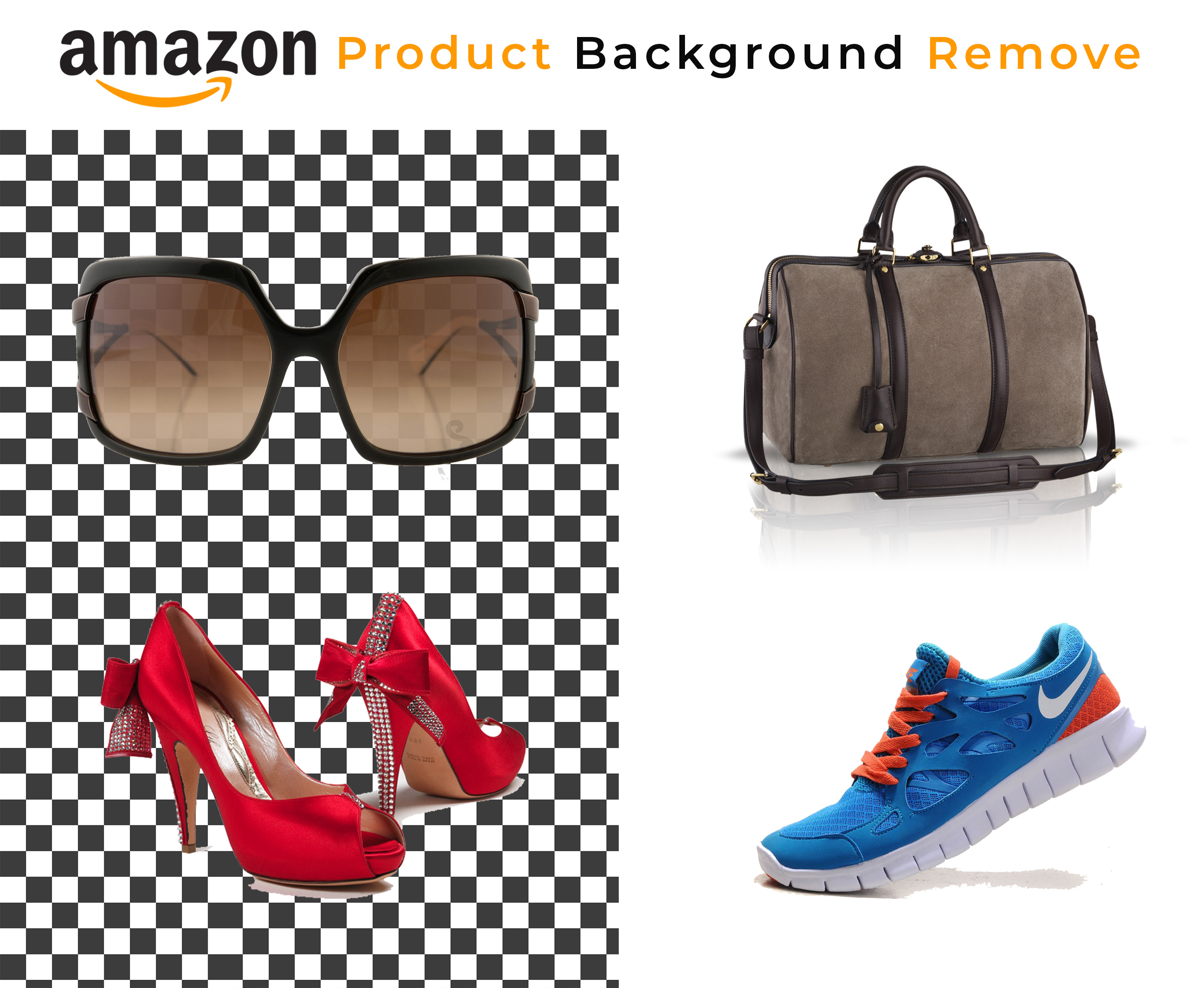 I will do Amazon product background removal and photo editing, Deliver ...