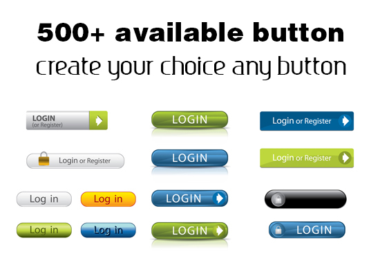 I can Design any types button icon and badges - AnyTask.com
