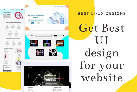 I will design elegant UI/UX(1 page) for your app or website - AnyTask.com