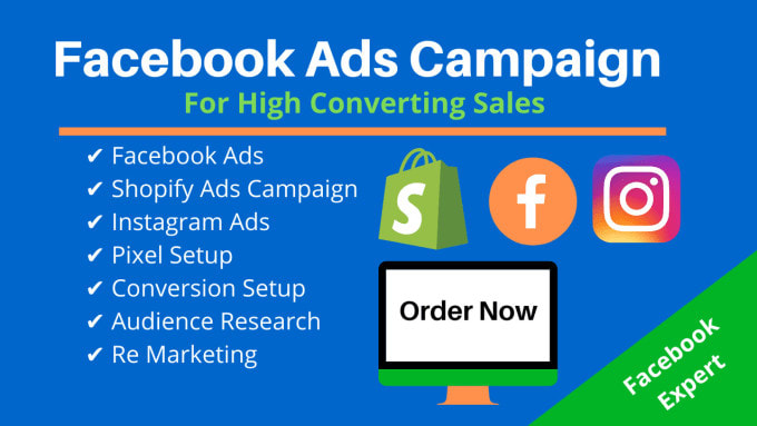 I will be your facebook ads campaign manager - AnyTask.com