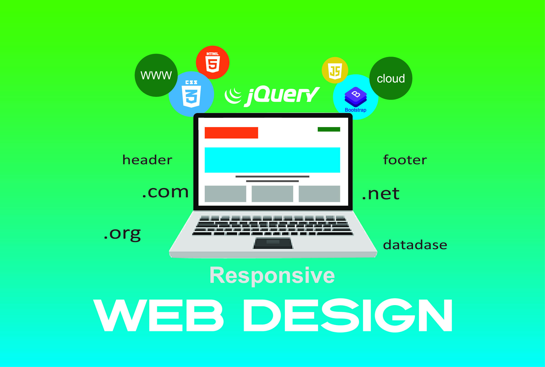 I will design a professional responsive website in using Html CSS and bootstrap - AnyTask.com