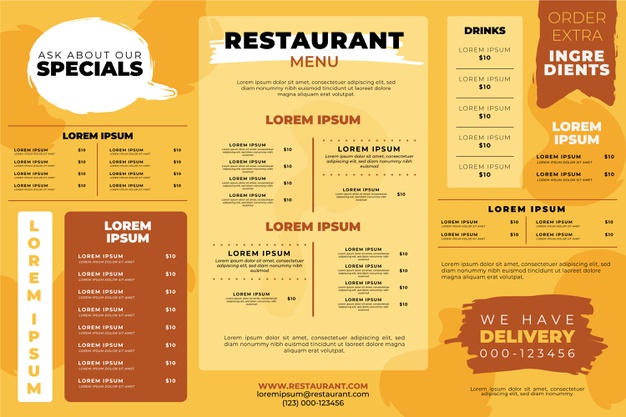 I will design awesome restaurant menu, food menu, menu board - AnyTask.com