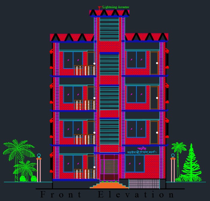 I will Draw 2D Elevation - AnyTask.com