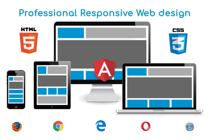 I will design a single page website using HTML5 and css3 - AnyTask.com